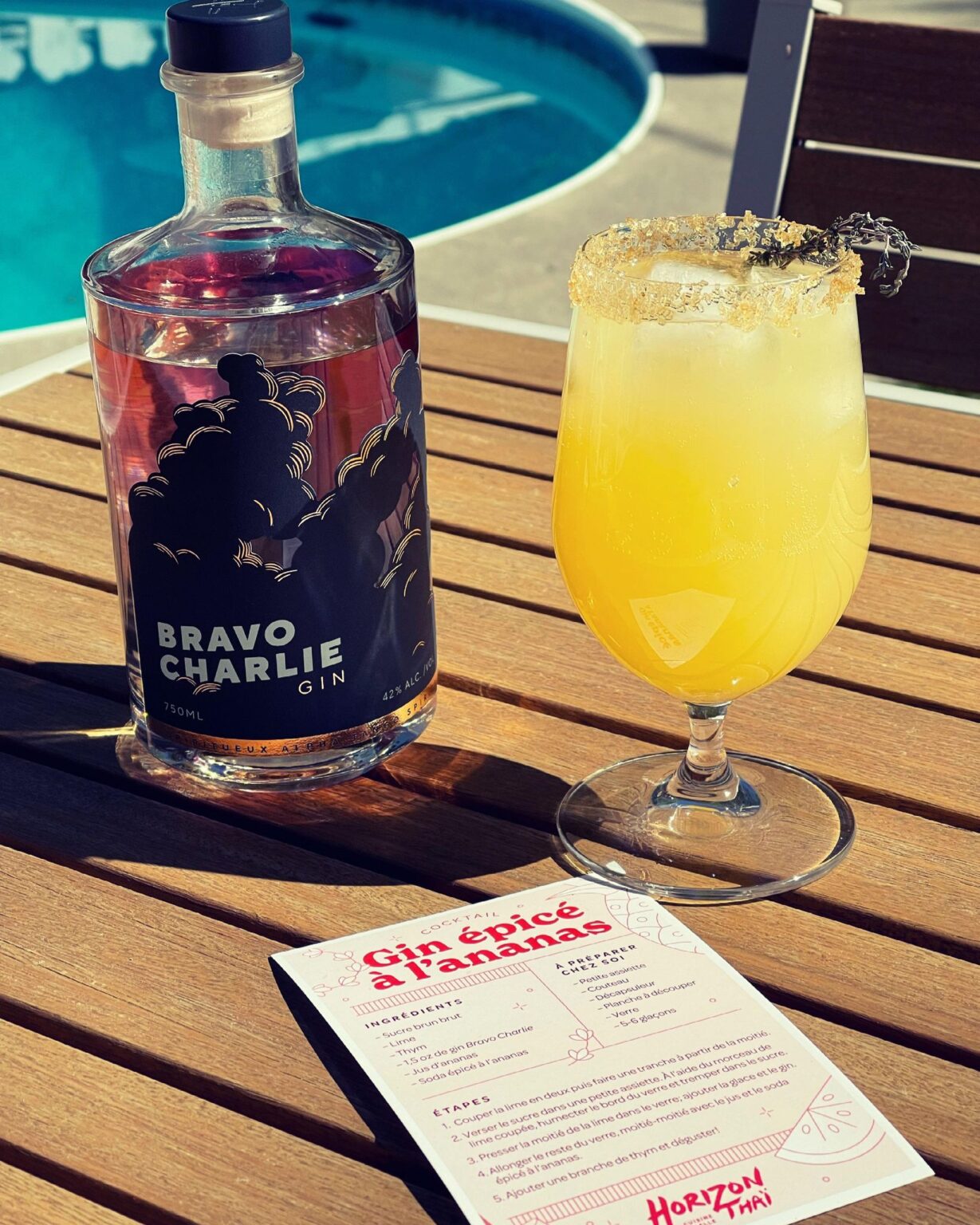 Gin épicé à l’ananas – Spiritueux Alpha Tango